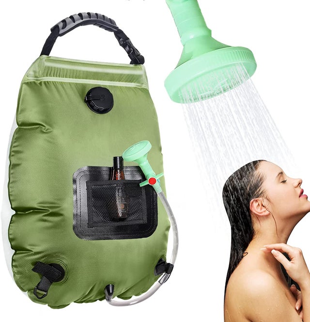 Duchas exteriores solares con ducha portátil: compra online | Leroy Merlin