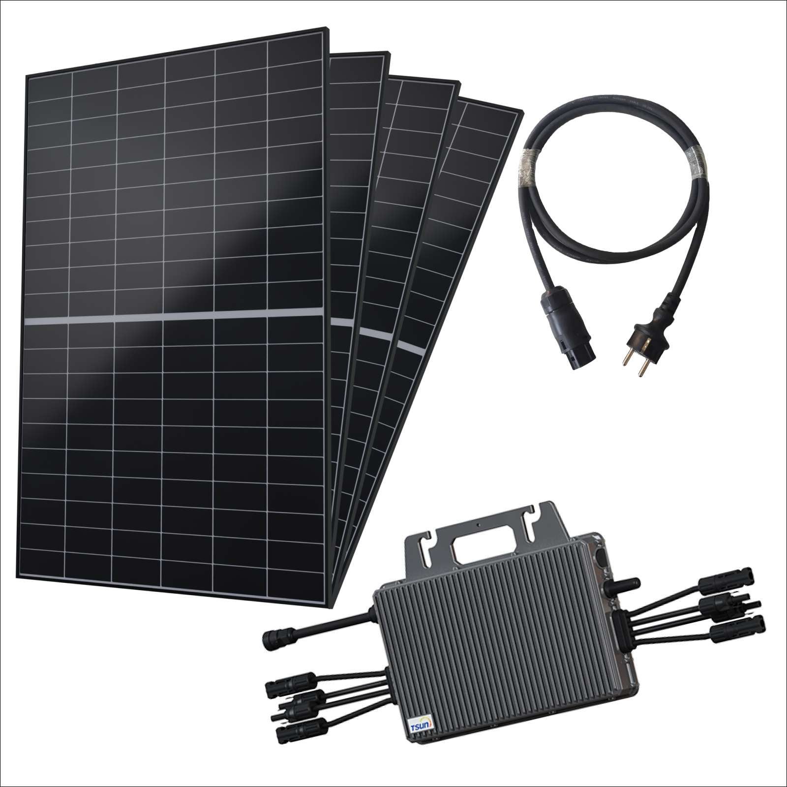 Robinsun®️ Kit solar Plus 2000 Flat | 4x 470 Wp Panel solar Aiko ...