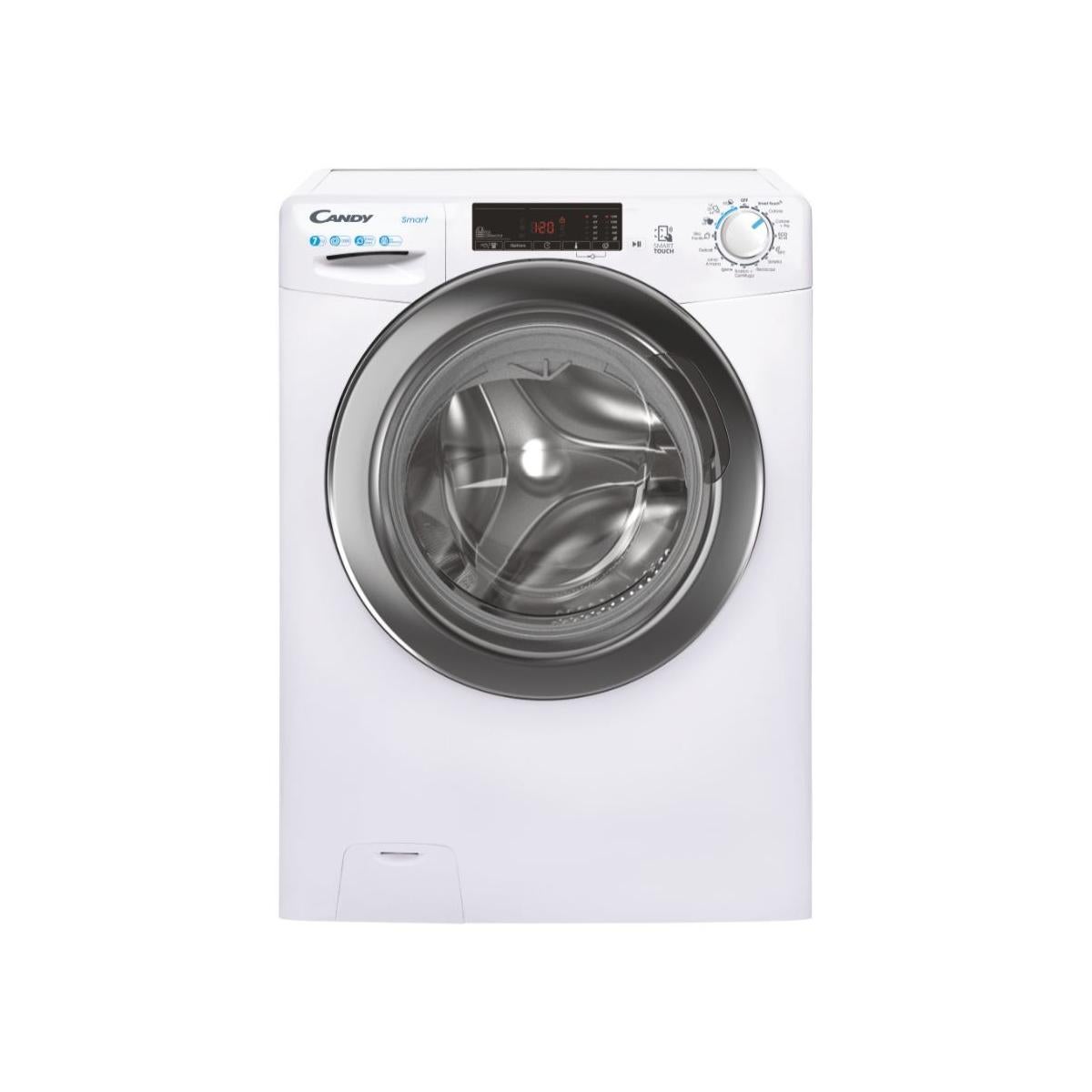 Candy Smart CSS4127TWR3/1-11 machine à laver Charge avant 7 kg 1200 tr ...