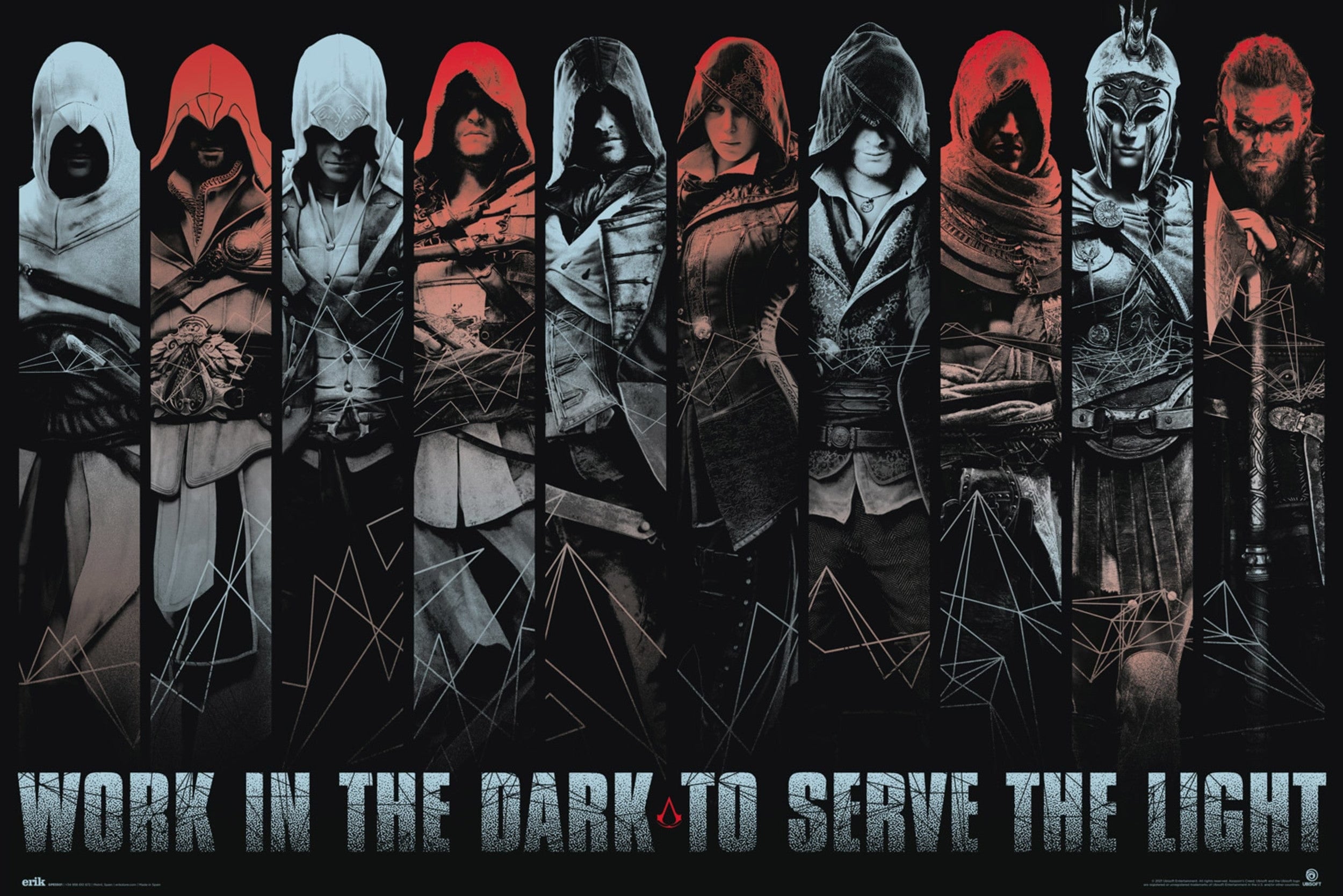 Poster Assassins Creed - Work in the Dark 91.5x61cm | Leroy Merlin
