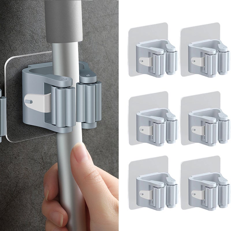 Support mural pour vadrouille et balai, organisateur de balai auto ...