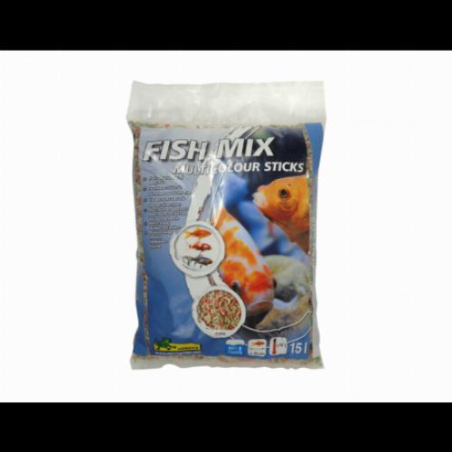 Comida para peces Fish Mix Multicolour Sticks 4 mm 15 l | Leroy Merlin