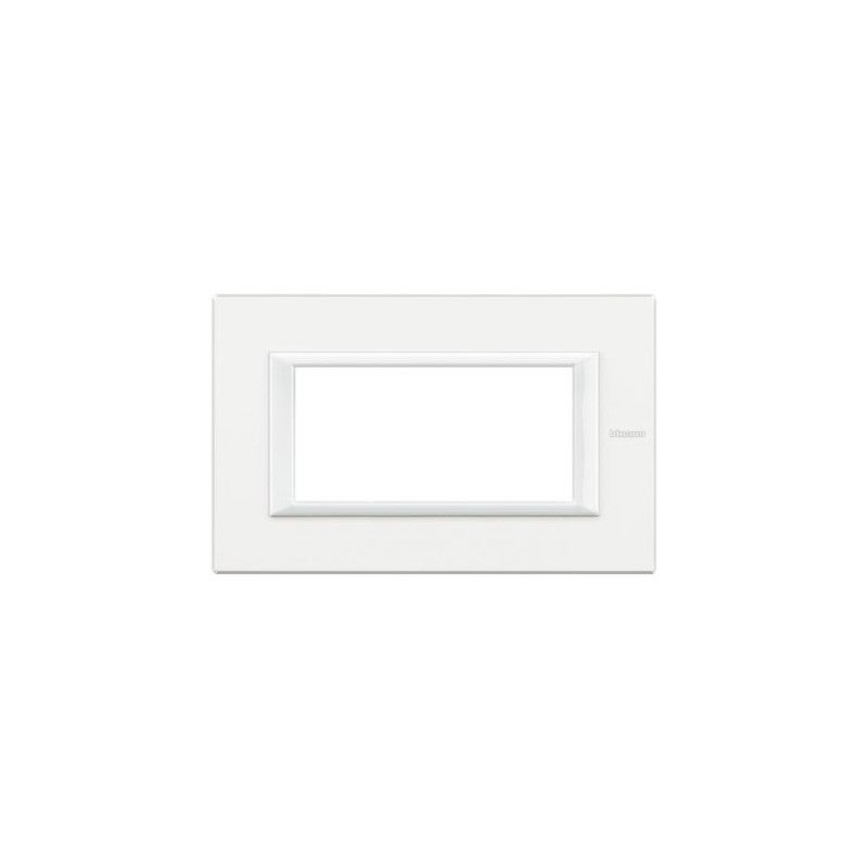 Placa Rectangular 4 Módulos - Axolute Blanco | Leroy Merlin