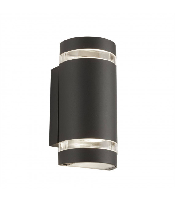 Searchlight 2 Ljus Utomhus Upp & Ned Vgglampa Gr IP44, GU10 | Leroy Merlin