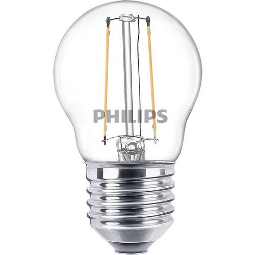 Philips Ampoule flamme transparente à filament 25W P45 E27 | Leroy Merlin
