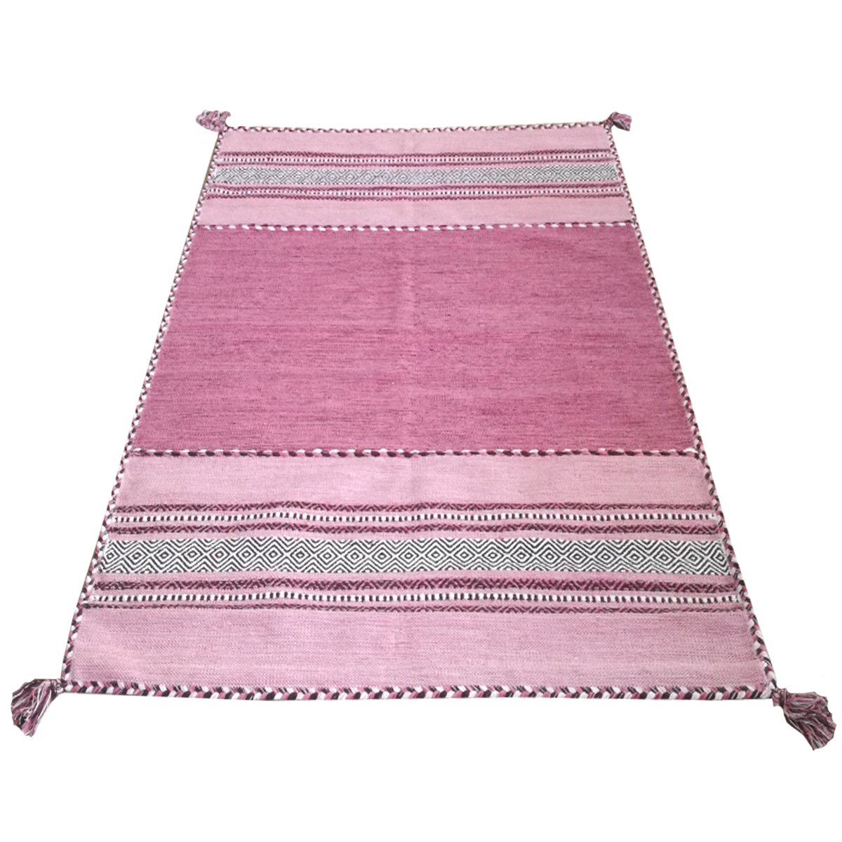 Tapis Kilim ancien rose 120 x 180 cm | GalleriaFarah1970 | Leroy Merlin