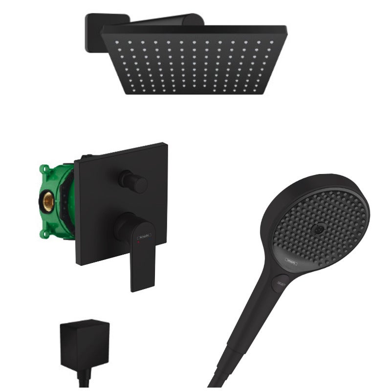 Hansgrohe Vernis Shape Rainfinity Set de douche tout en 1 avec Douche ...