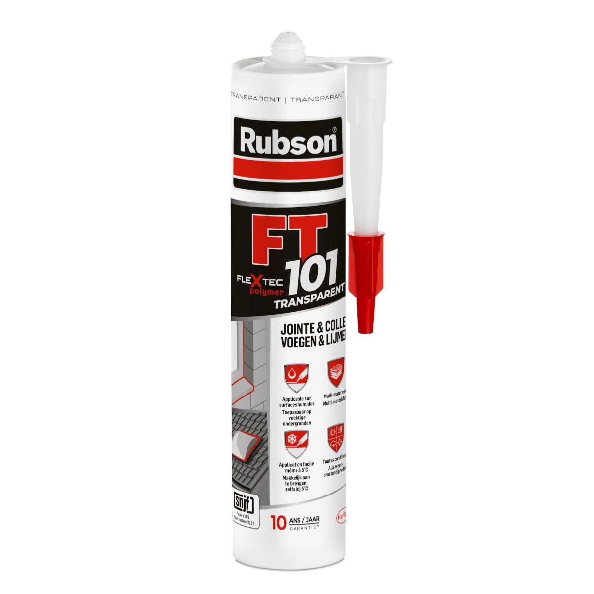 JOINT, MASTIC POLYMERE RUBSON FT101 POUR JOINT/FISSURE/COLLAGE, 280ml ...