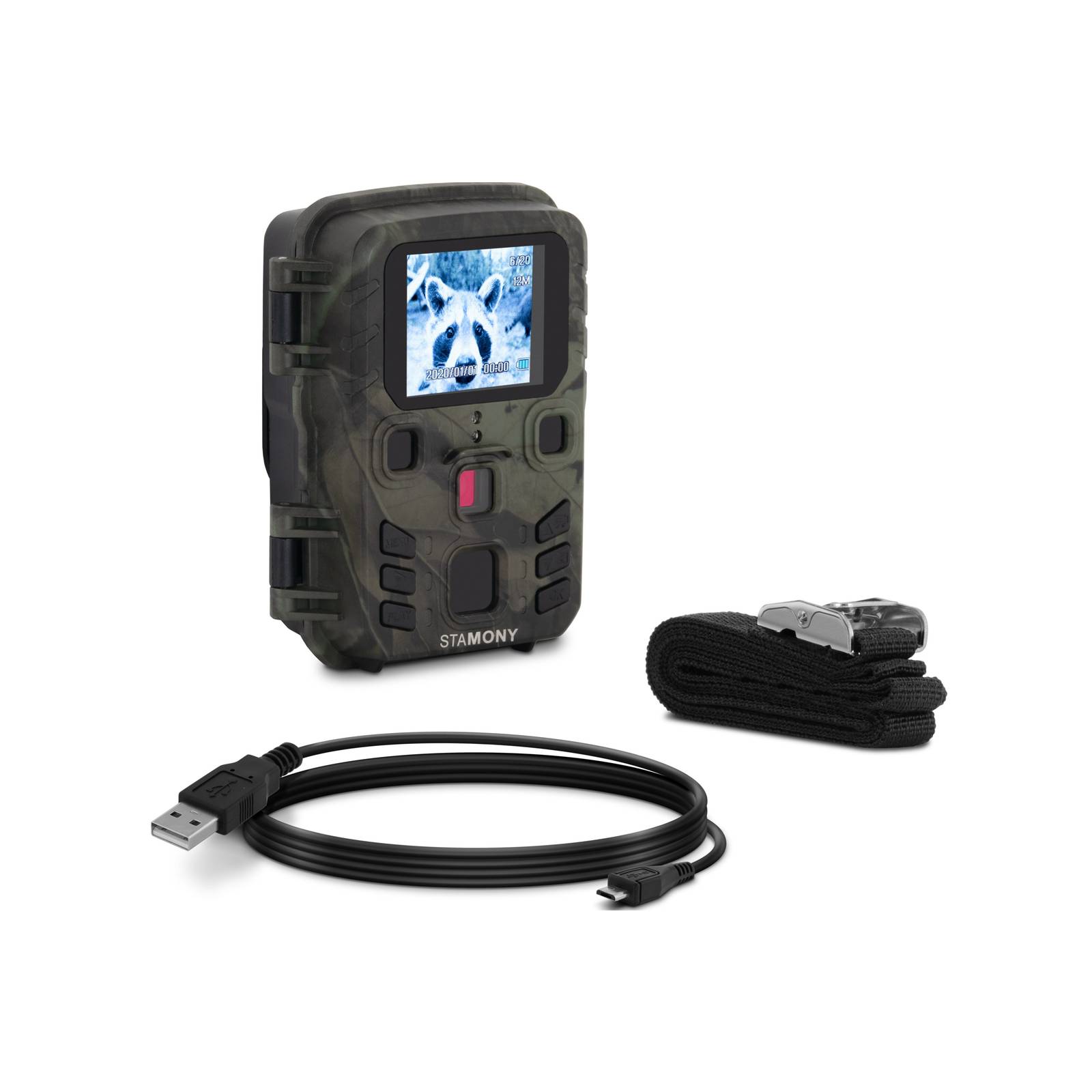 Caméra de chasse - Stamony - 5 Mpx / HD intégrale - Écran LCD 2 pouces ...