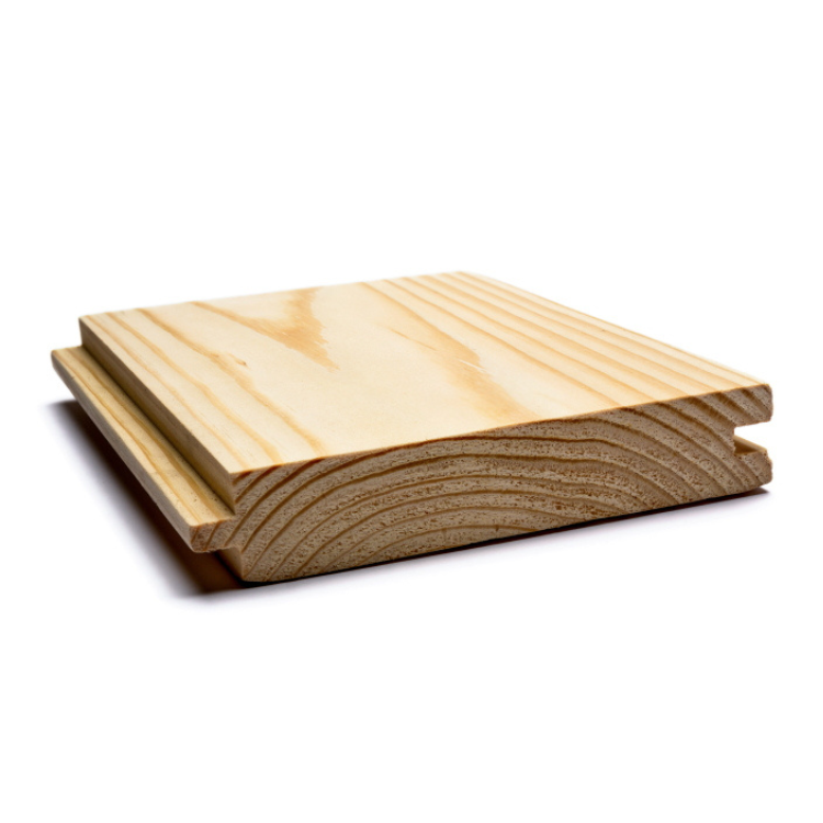 Pack 10 lamas revestimiento machihembrado de madera maciza de abeto de ...