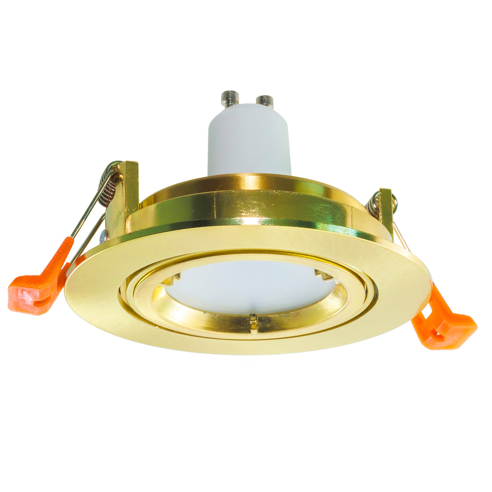 Spot doré LED encastré réglable 5W GU10 éclairage de vitrine 4000K ...