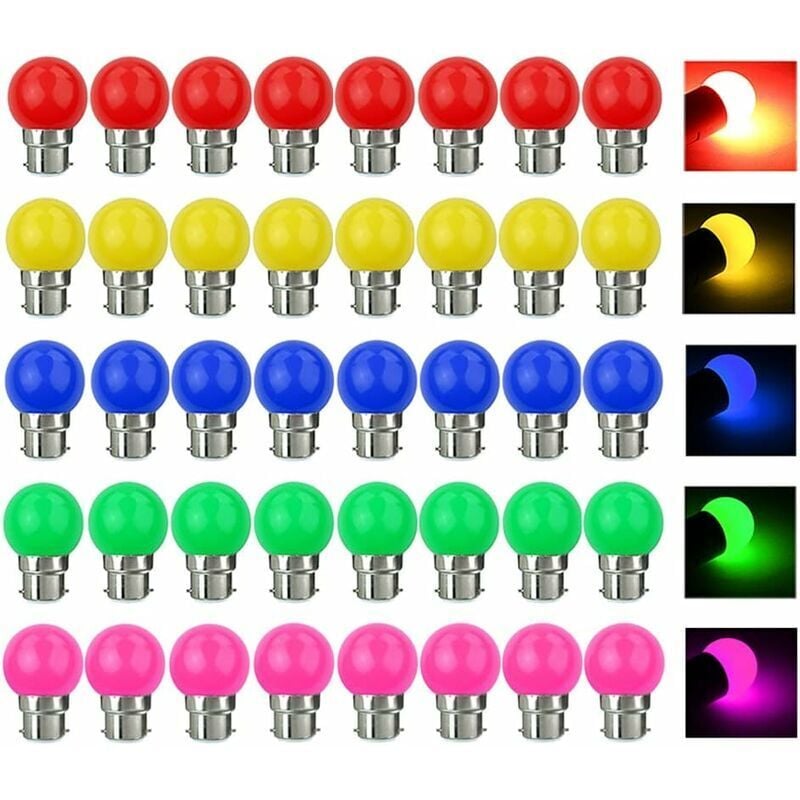 Bombilla LED Bombilla LED de Color equivalente a AC Bayoneta Bombillas ...