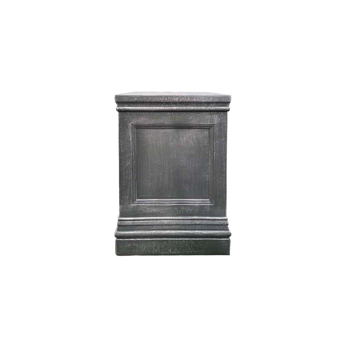 Socle en fibres pour statues 41 x 41 x 57 cm Gris argent Stonelite ...
