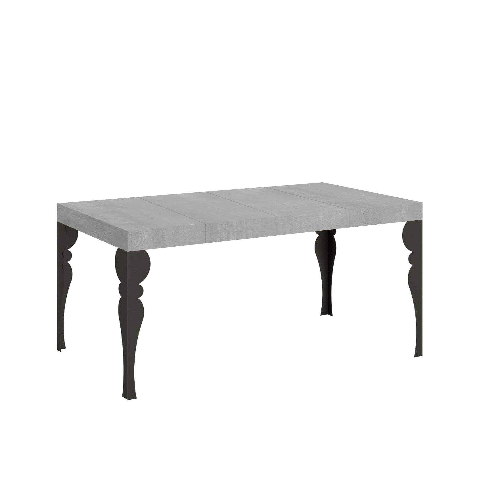 Table extensible 90X140/244 cm Paxon Premium Ciment Structure ...
