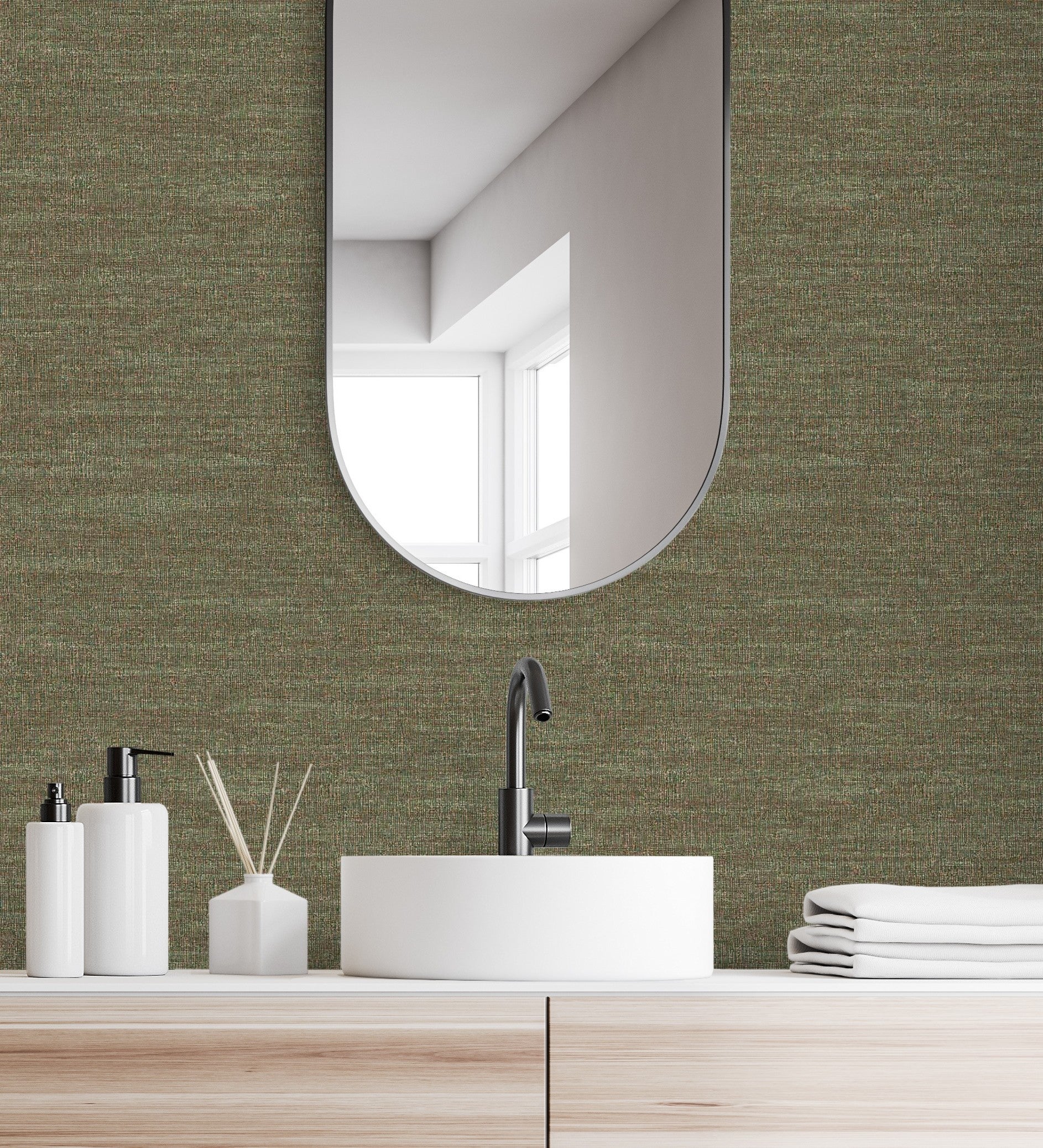 Papier peint vinyle imitation lin jaspé texturé en relief - Liverpool ...