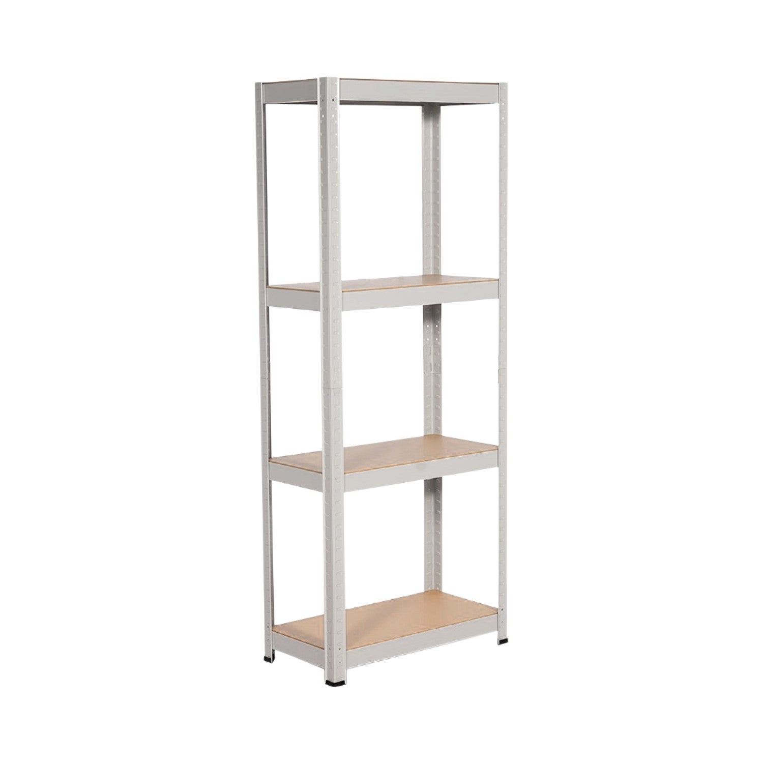 Estantería Modular Metálica con 4 Baldas 240kg Blanco 60x30x148cm ...