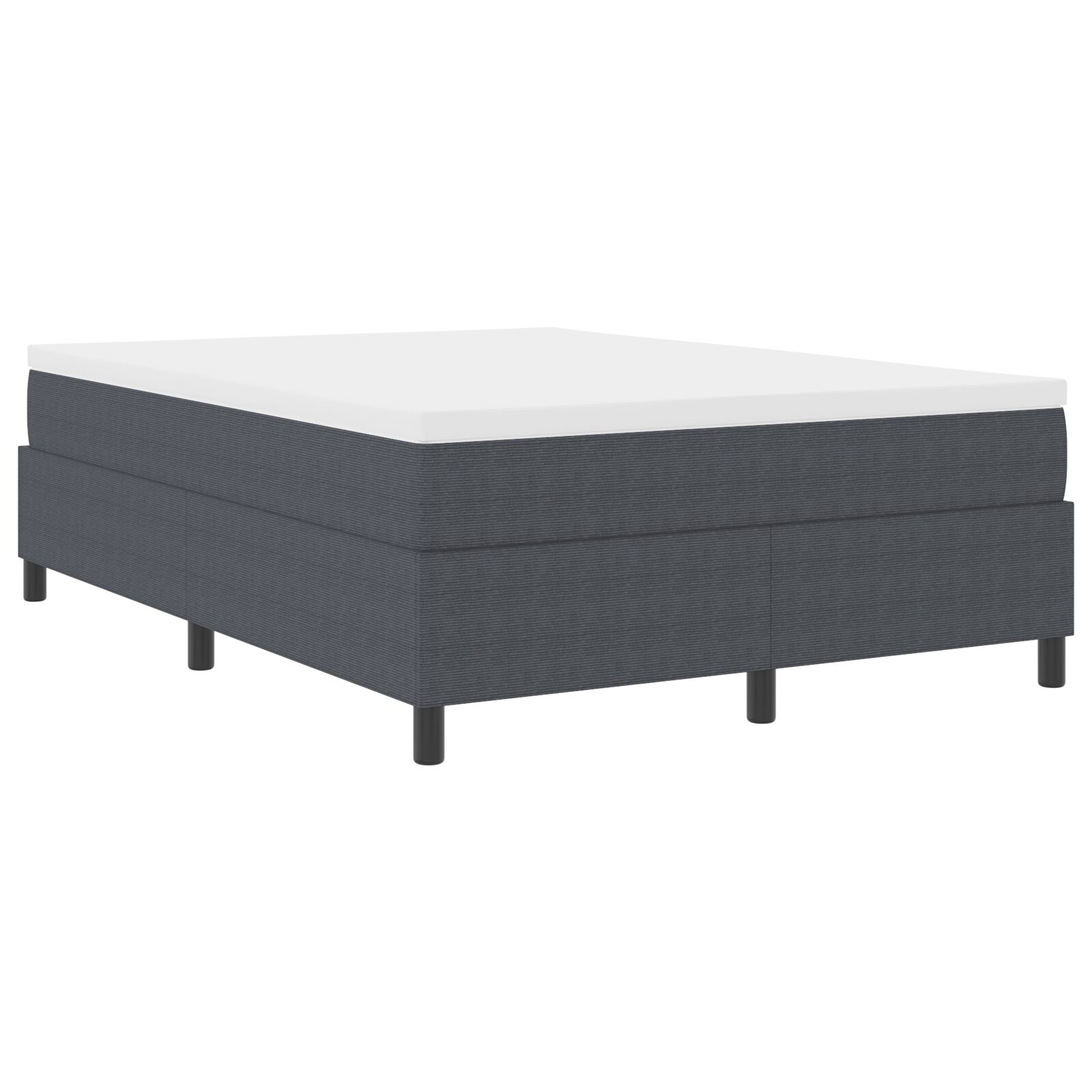 Cama matrimonial | Cama para adultos | Cama de muelles Gris Oscuro ...