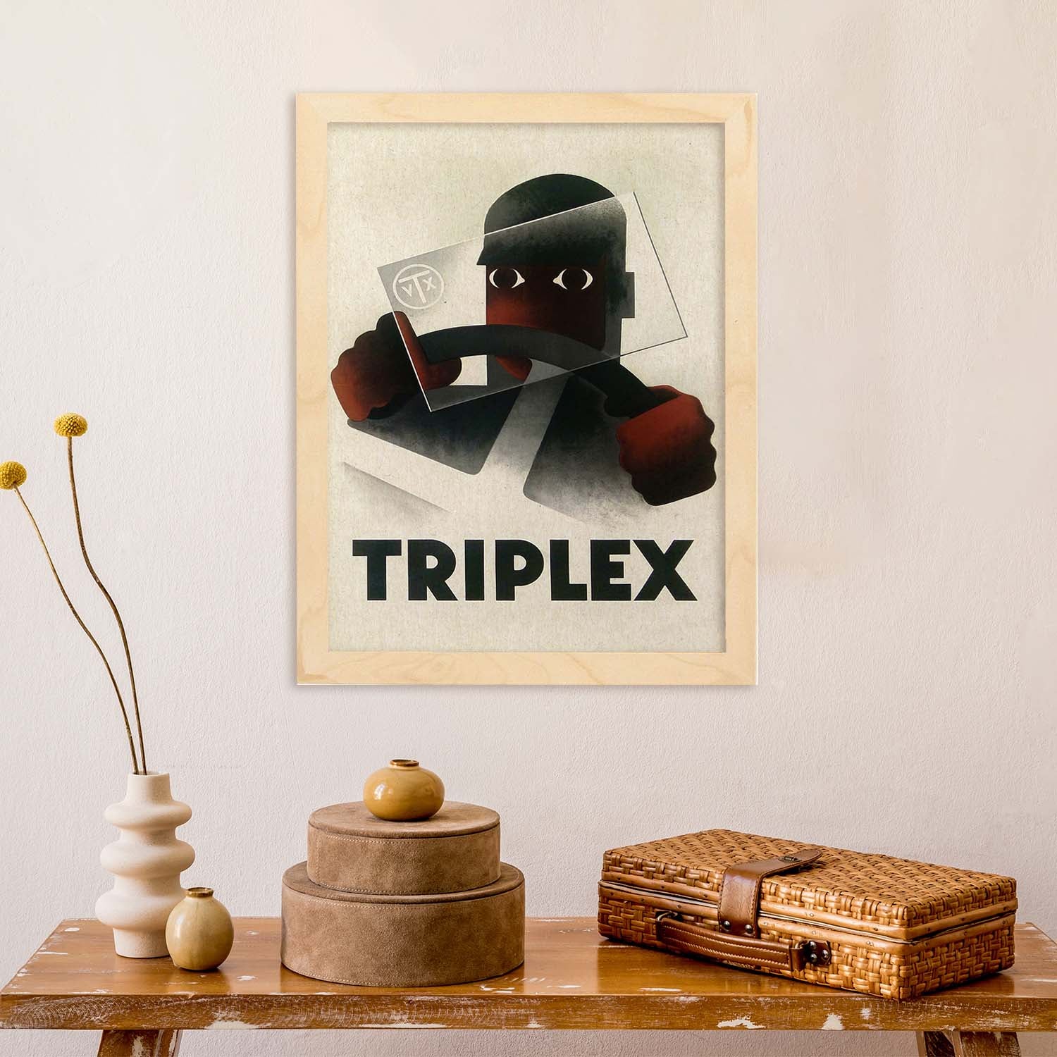 Affiche Vintage. Affiche Vintage Triplex, 1931. A4 Sans Cadre | Leroy Merlin