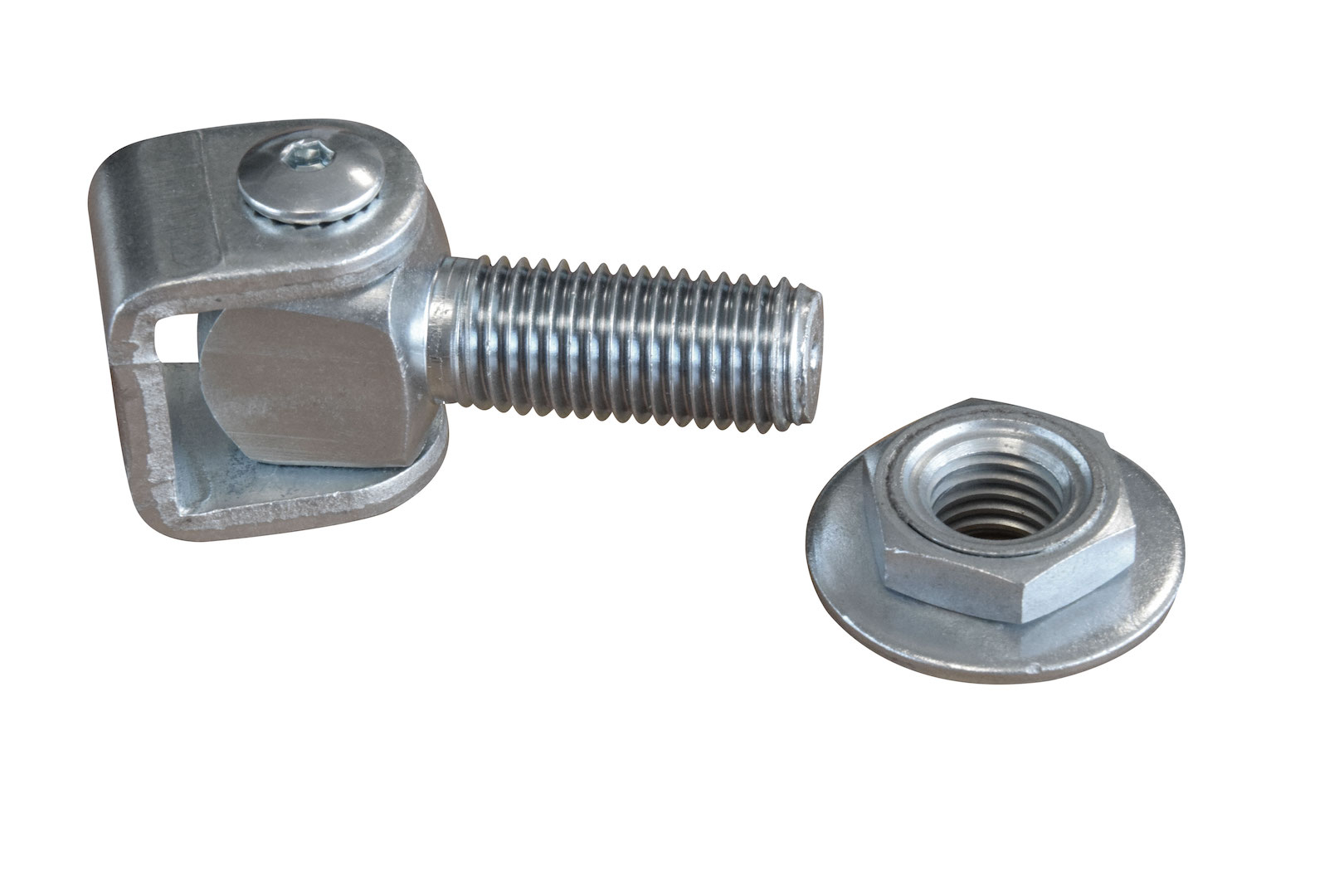 Gond portillon à battant simple - Filetage M16 Longueur 50mm - Acier ...