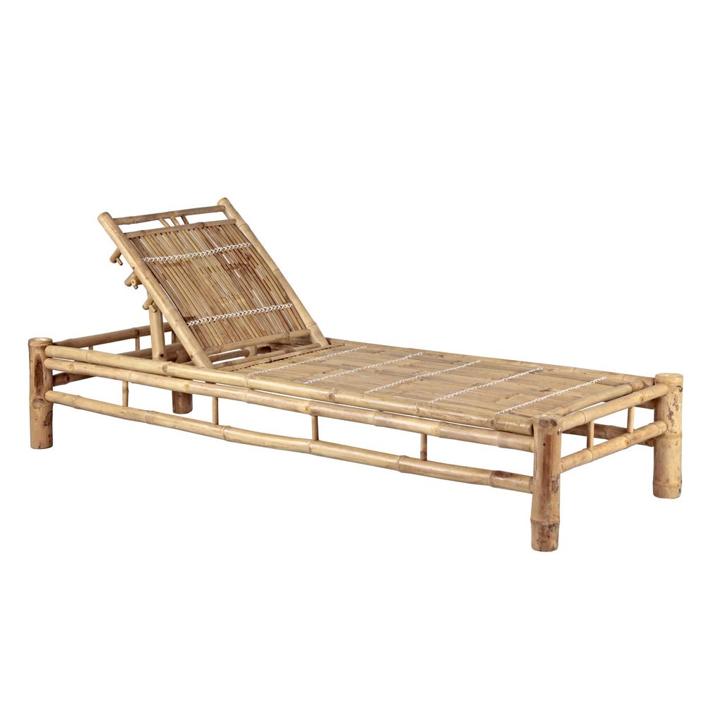 Transat d'extérieur en bambou sans coussin 200x74 cm | Leroy Merlin
