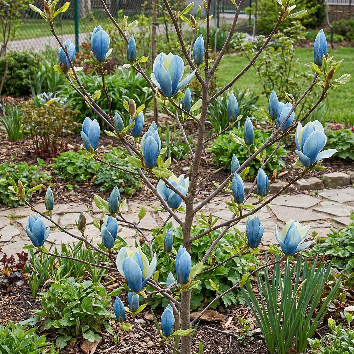 Magnolia acuminata 'Blue Opal' - Magnolia - Plante de Jardin - Rustique ...