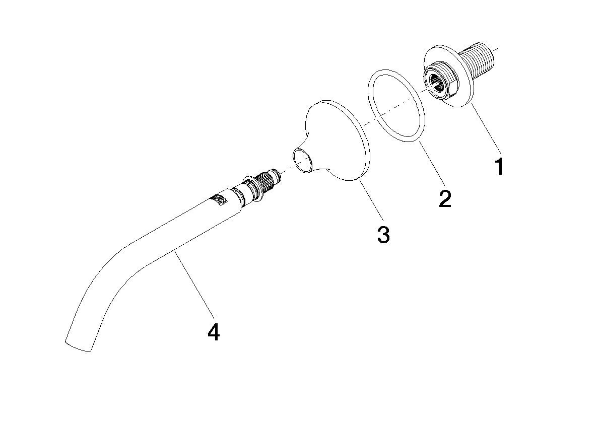 Dornbracht VAIA Bec déverseur mural pour lavabo, sans garniture de ...