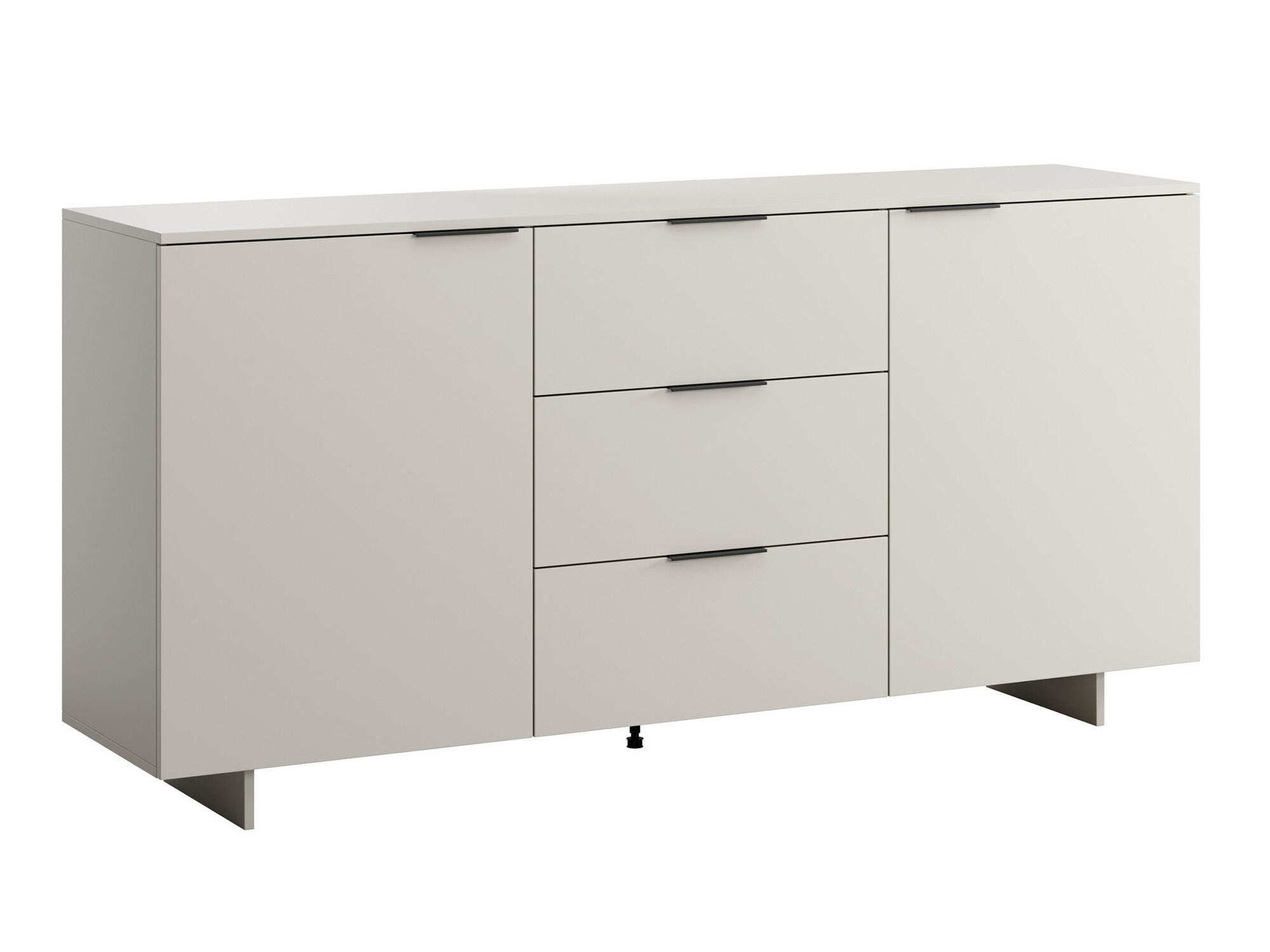 Commode Flotei 101, Beige, Tiroirs et portes, 90x180x42cm | Leroy Merlin
