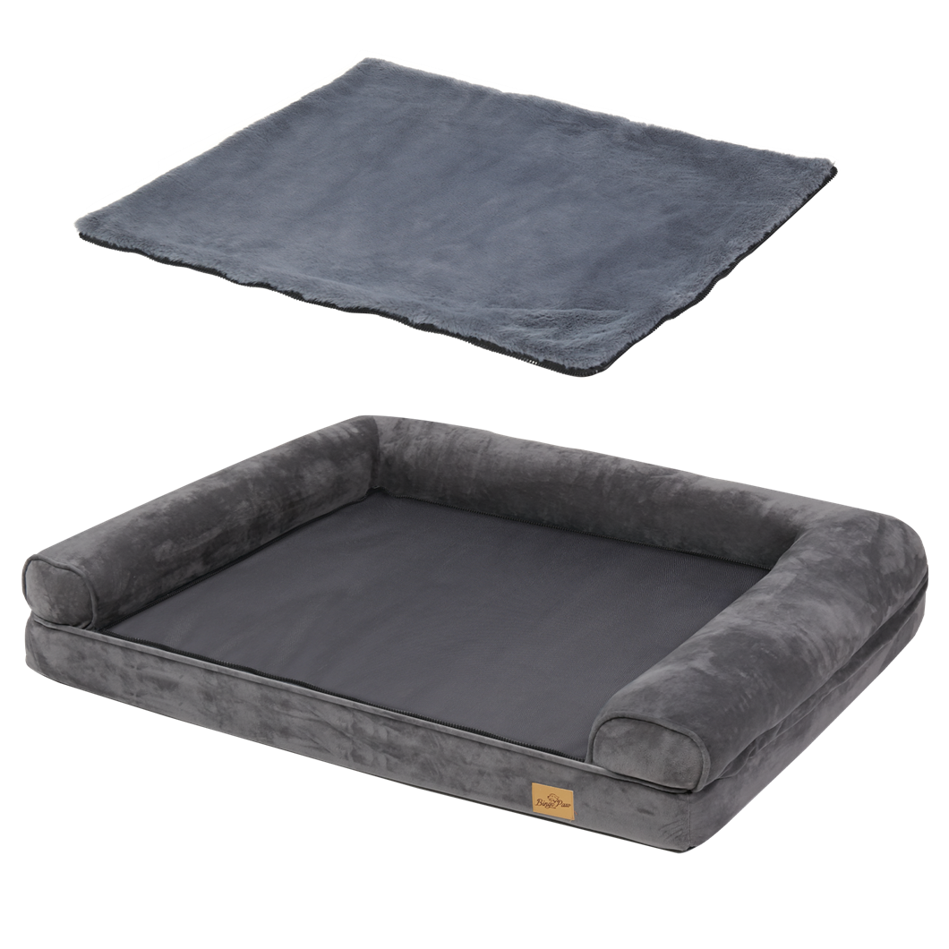 Coussin pour Grand Chien Déhoussable, Panier Chien, Lit Lavable en ...