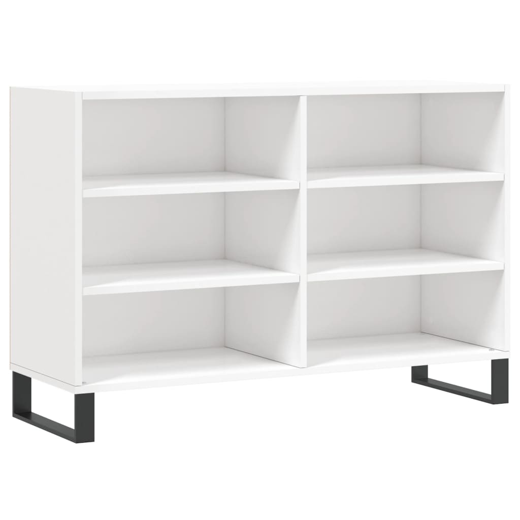 Buffet en contreplaqué blanc brillant 103,5x35x70 cm | Leroy Merlin
