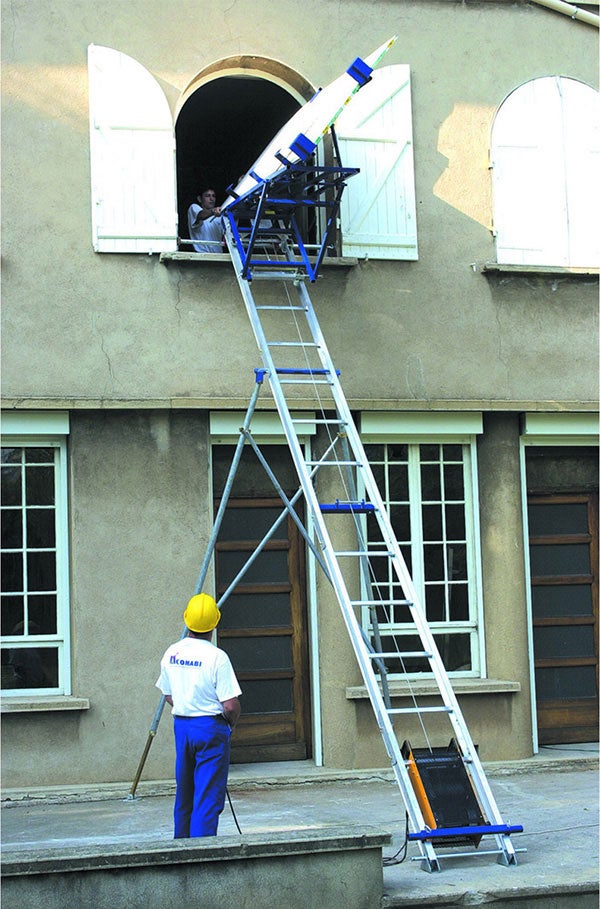Monte-matériaux avec cadre à plaques triple orientation - Hauteur 32 ...