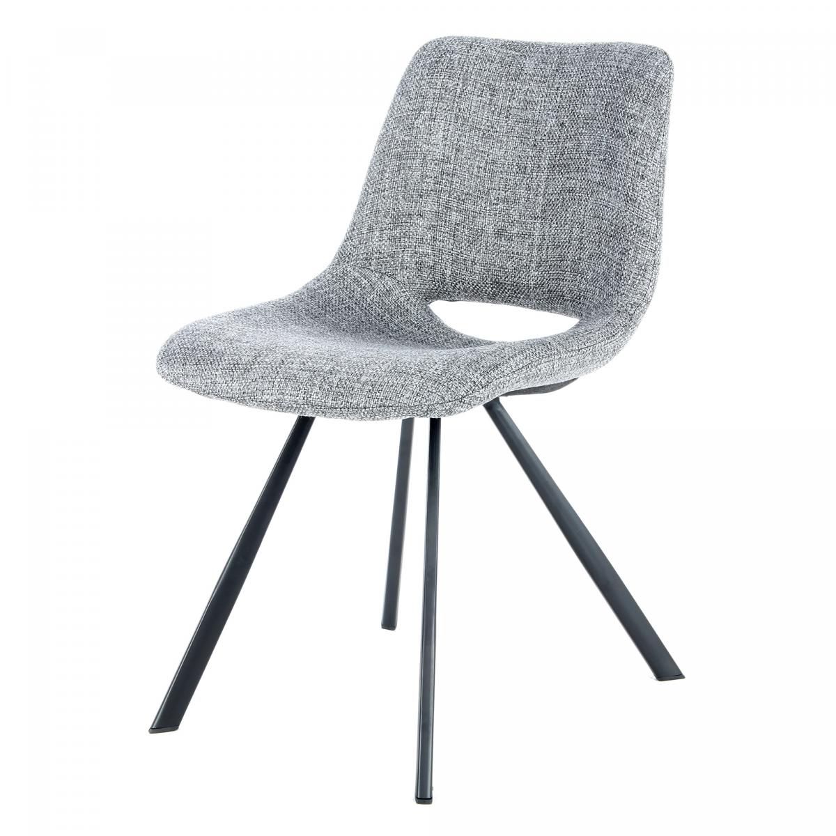 Silla semiartesanal LOTE DE 2 SON 57x47,5x77 gris | Leroy Merlin