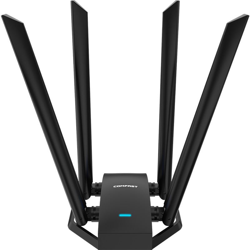 Wireless WiFi Adapter - Black | Leroy Merlin