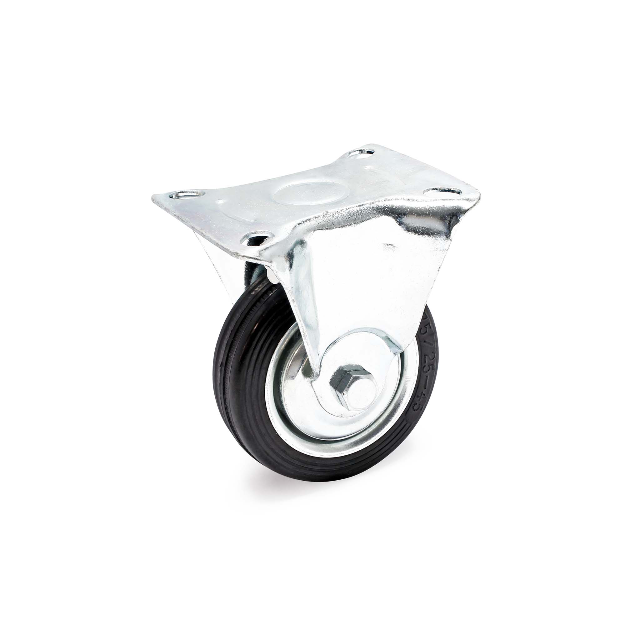 Wiltec Roulette de transport fixe – Ø 75 mm – Capacité 50 kg – en ...