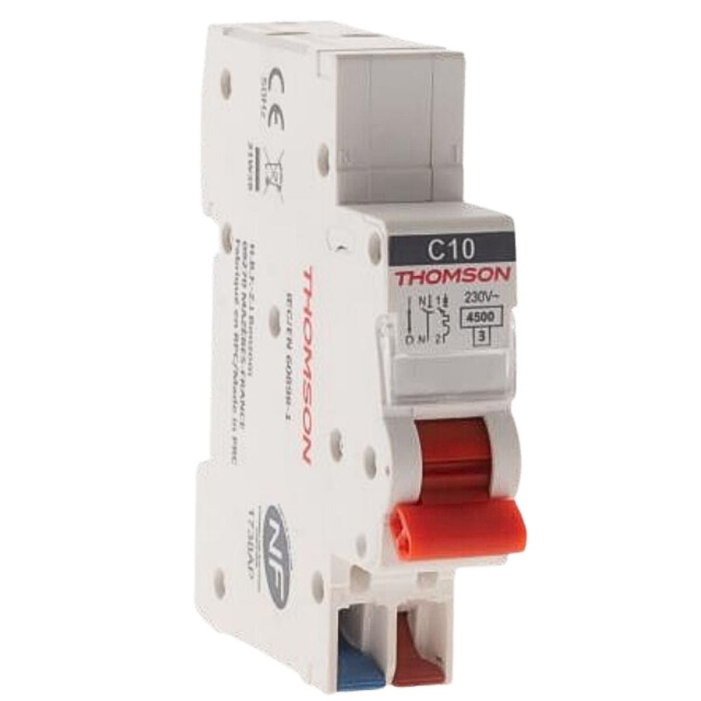 Disjoncteur 1P+N peignable bornes automatiques 2A NF Easy Connect ...