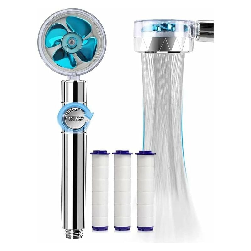 Cabezal de ducha de hélice de alta presión, sistema de filtración de ...