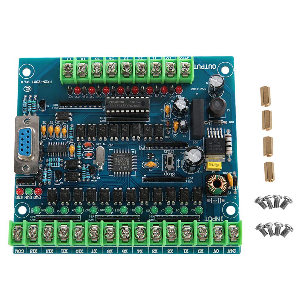 Carte de contrôle programmable industrielle FX2N-20MT 12 entrées 8 ...