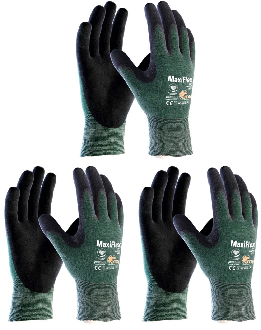 3 paires de gants anti-coupure ATG MaxiFlex® Cut™ 34-8743 (Taille 12 ...