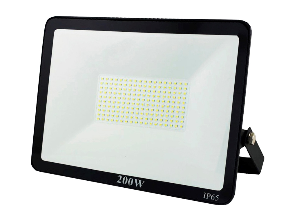 PROJECTEUR LED EXTRA-PLAT IP65 200W 4000K 230V NOIR FBRIGHT ECO | Leroy ...