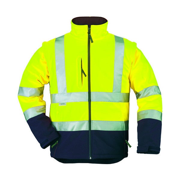 Veste Coverguard Softshell taille XL jaune/marine haute visibilité ...