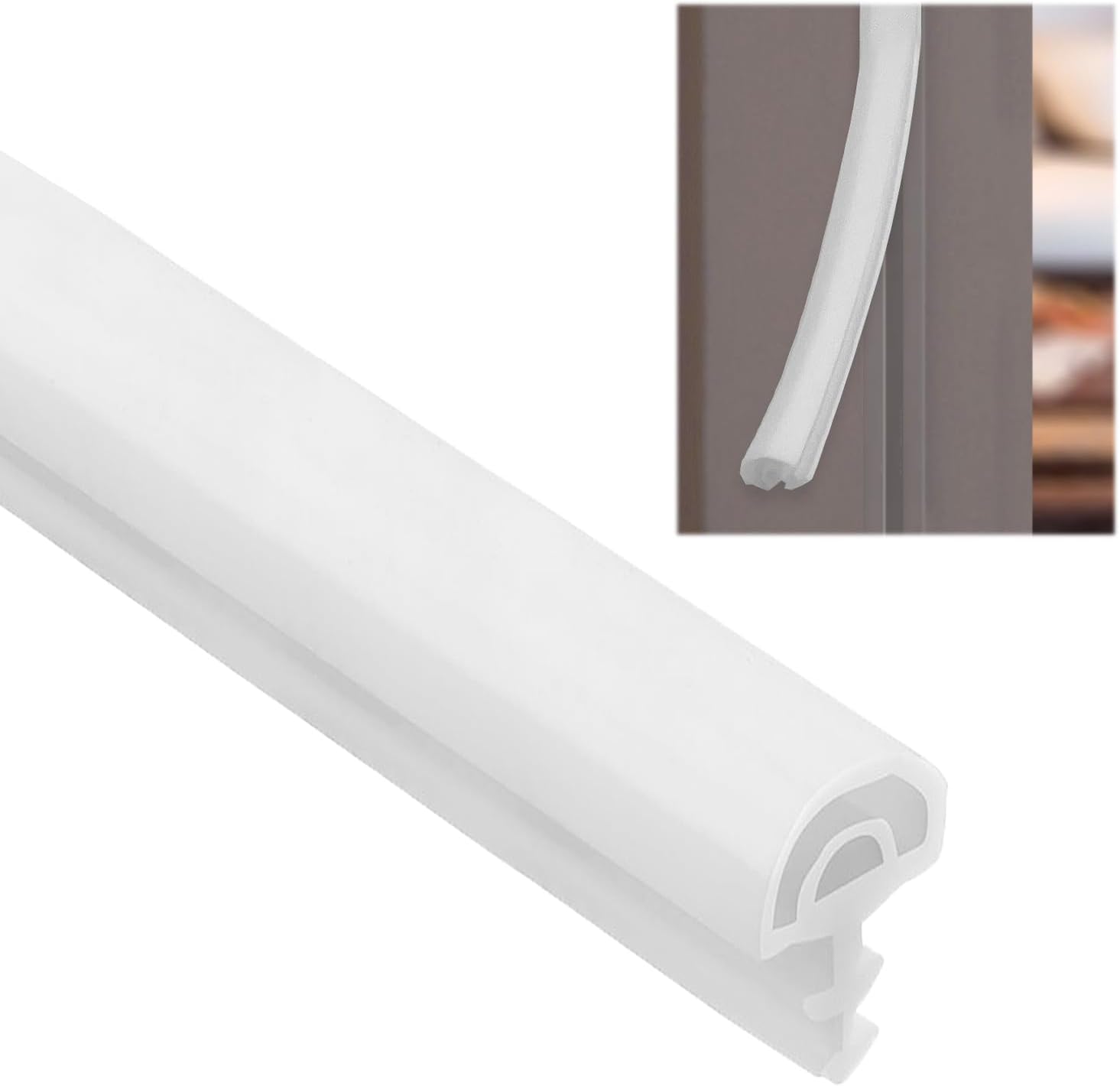 Joint d'étanchéité PVC blanc pour cadre de porte – 10 m, isolation ...