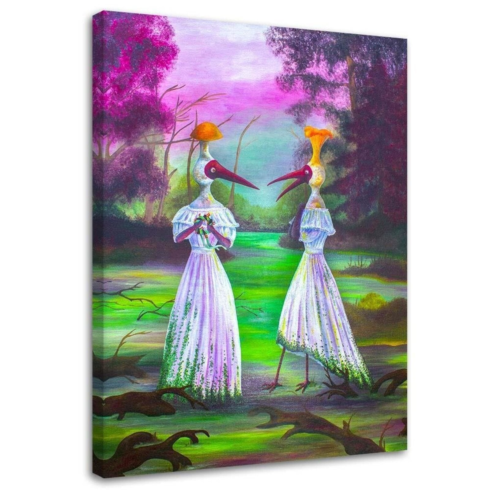 Tableau figures abstraites - 40 x 60 cm | Leroy Merlin