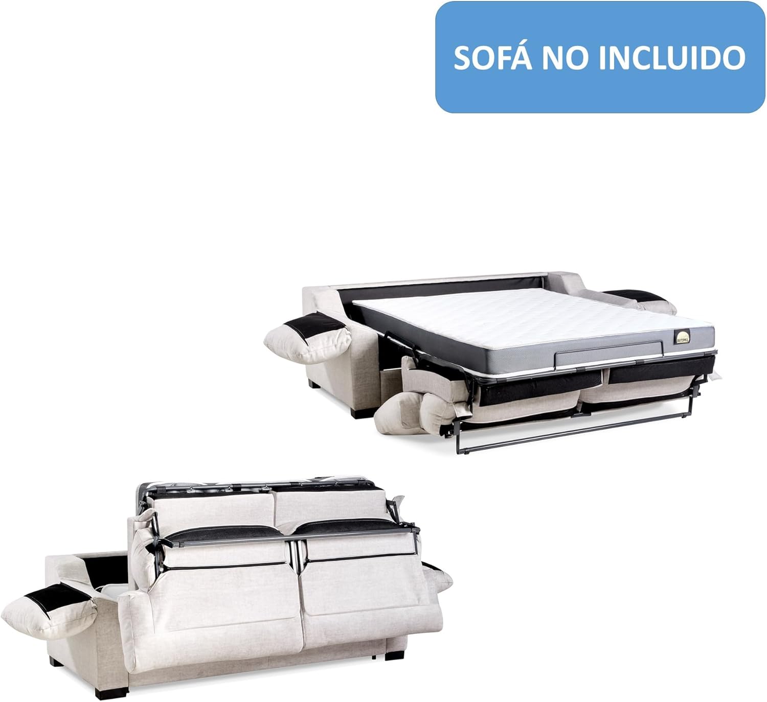 MATTREX | Colchón para Sofá Cama Viscoelástico 140x190 – Colchón Sofa ...