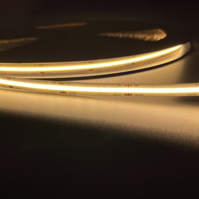 Ruban LED COB Haute Luminosité 15W/m 528 LED/m IP20 50m - Blanc Chaud ...