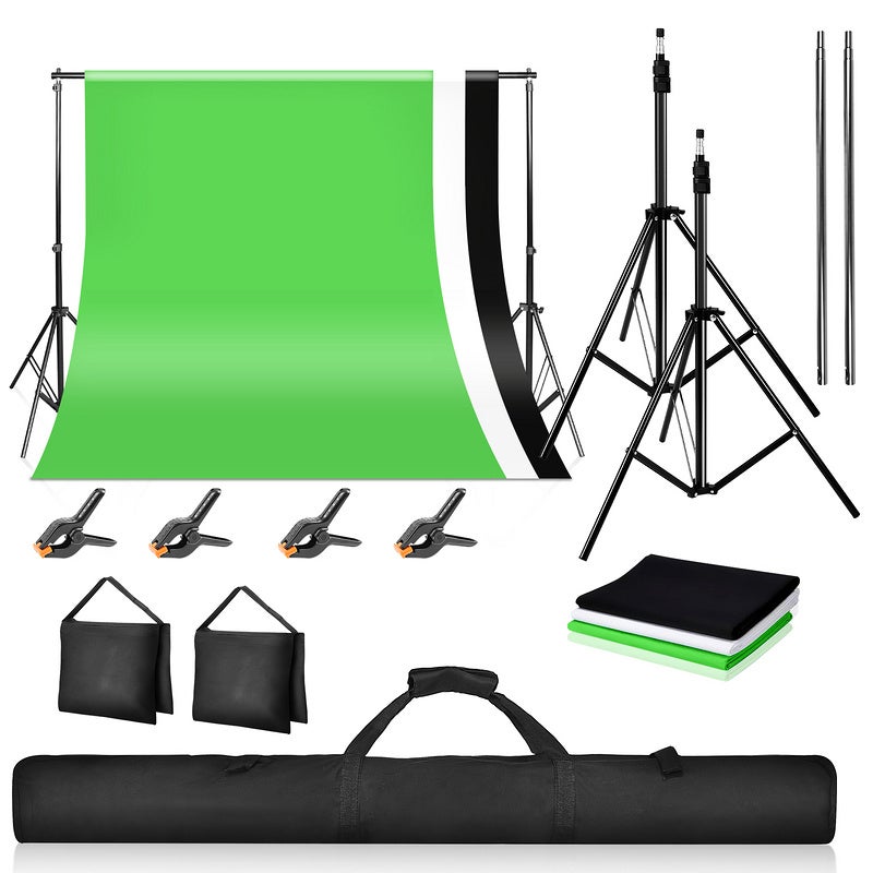 2x3M Photographie Fond Toile de Fond Support Système Kit Support de ...