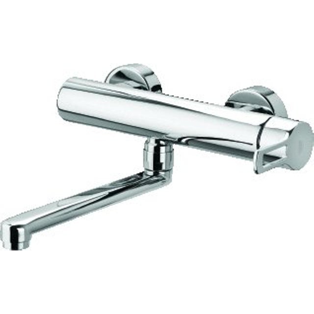 Paffoni mélangeur de cuisine ringo 3/4 pouce chrome brillant | Leroy Merlin