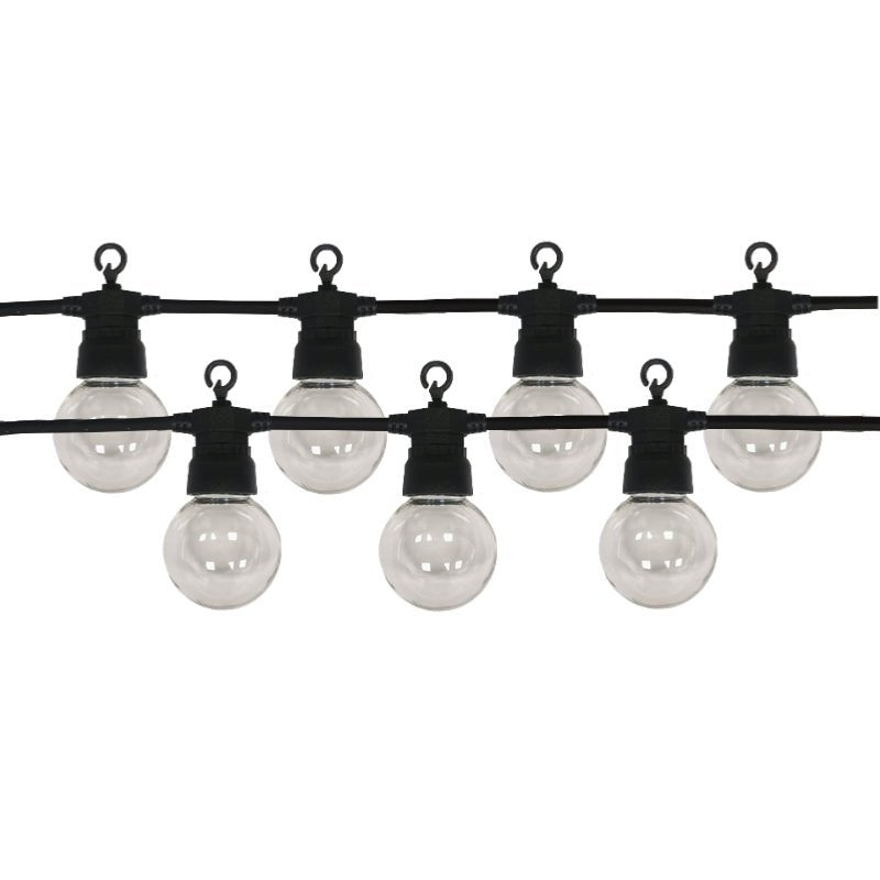 Guirlande Guinguette LED 13M 20pcs IP65 6W avec Câble - Blanc Froid ...
