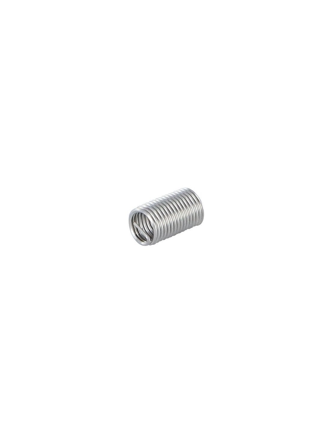 Filet rapporté M8X12 Pas fin Pas de 100 Inox-100 pièces | Leroy Merlin