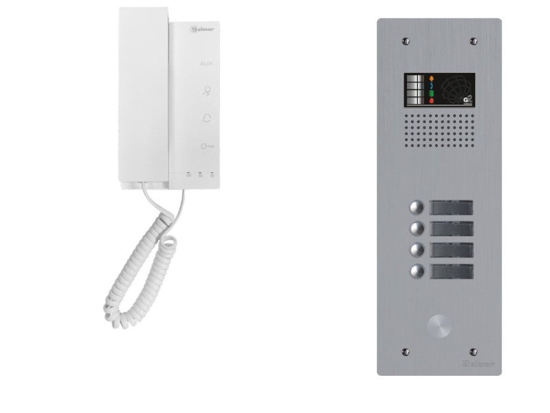 Kit interphone avec 4 combinés GOLMAR Collectif | Leroy Merlin