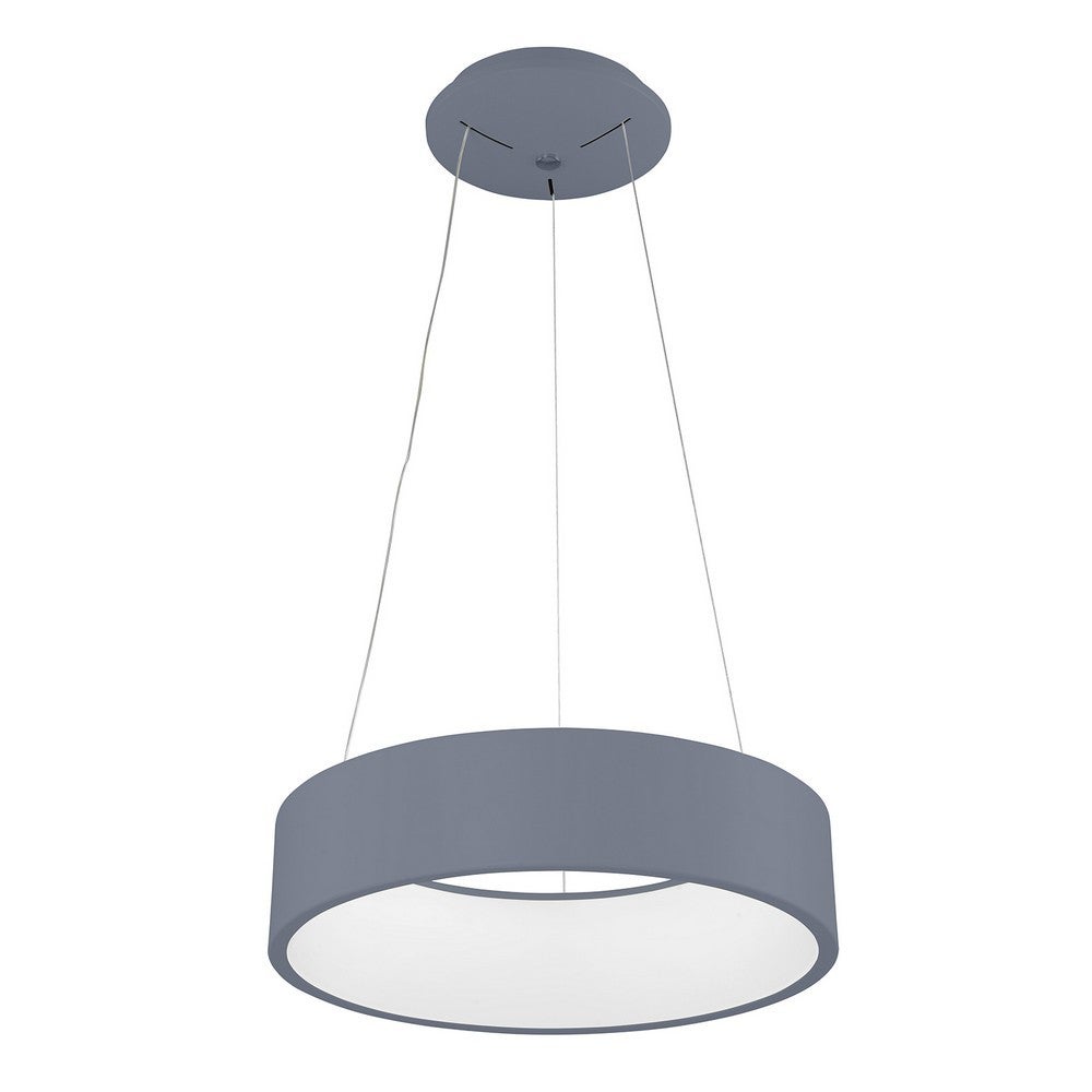 Italux Chiara - Suspension LED Moderne Gris, Blanc Chaud 3000K 1760lm ...
