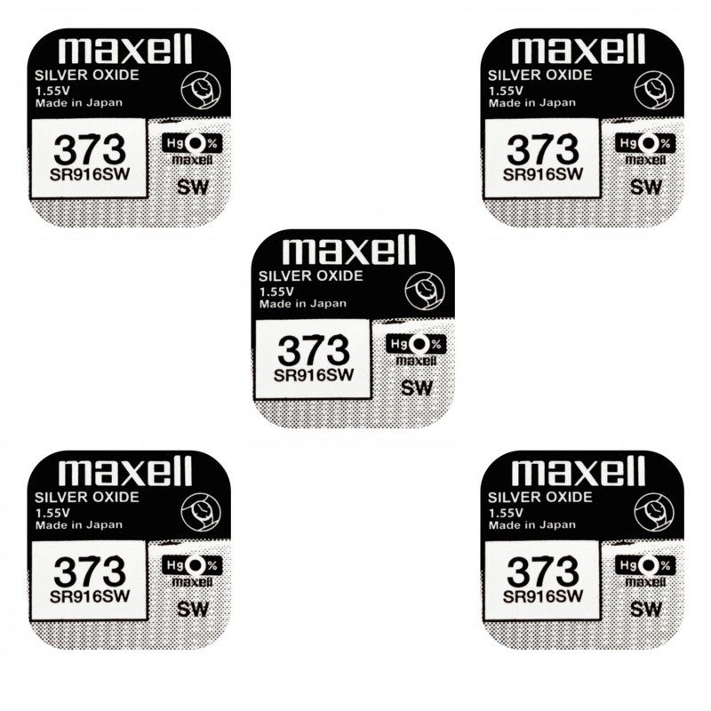 5 piles Maxell 373 SR916SW | Leroy Merlin
